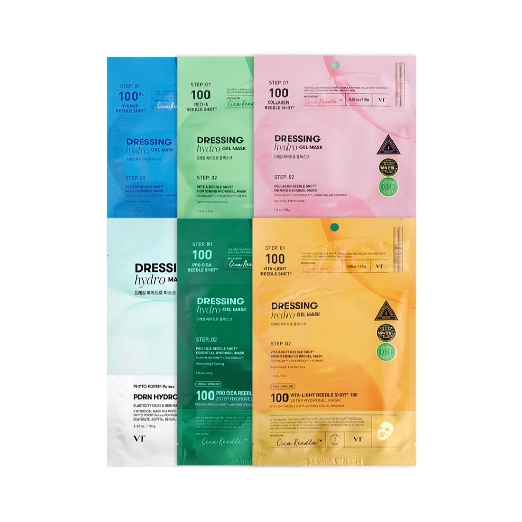 VT COSMETICS Reedle Shot 2Step Hydrogel Mask - 1 Sheet (1แผ่น) พร้อมส่ง ...