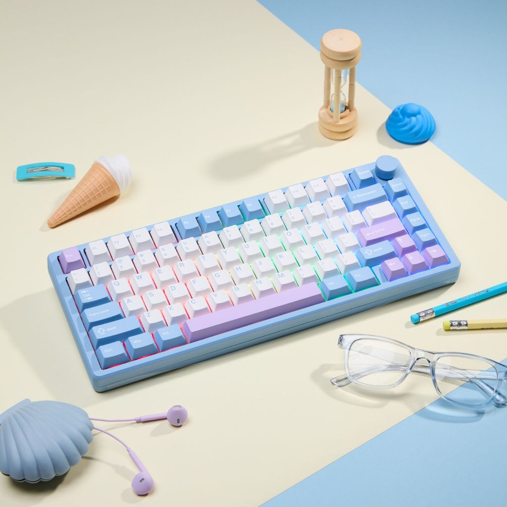 [โค้ดคุ้มลด 20%] MONKA A75 PRO 3 MODE Aluminium Wireless Mechanical ...