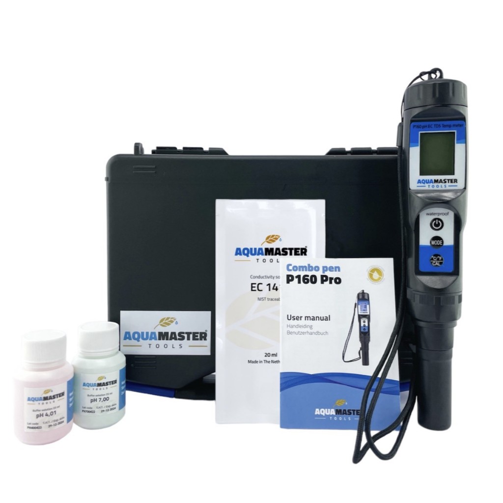 Aqua Master Tools - Combo pen pH, EC, CF, PPM, TDS, Temp Meter P160 Pro ...