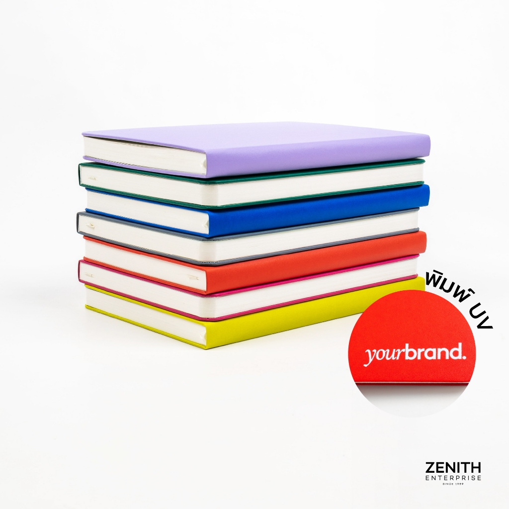 [พิมพ์โลโก้] Mood Notebook สมุดโน๊ต ปกแข็ง A5 กระดาษเส้น (Ruled) สมุด ...