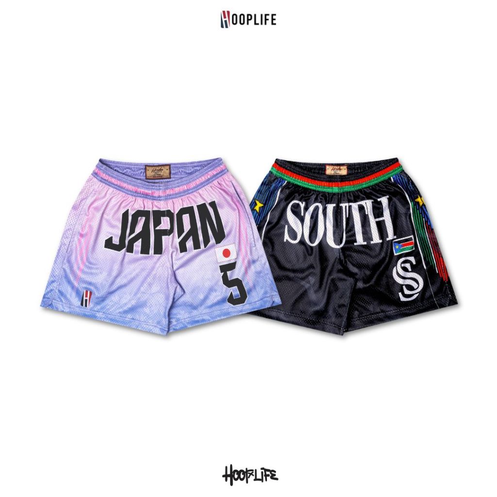 กางเกงขาสั้น กางเกงแฟชั่นเนวสตรีท HoopLife ” Olympic’24 ” Mesh Shorts ...