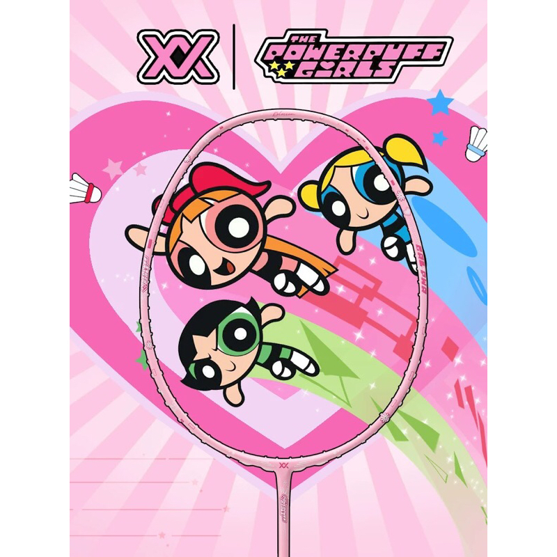 badminton Maxx x Powerpuff Girls สีชมพู | Shopee Thailand