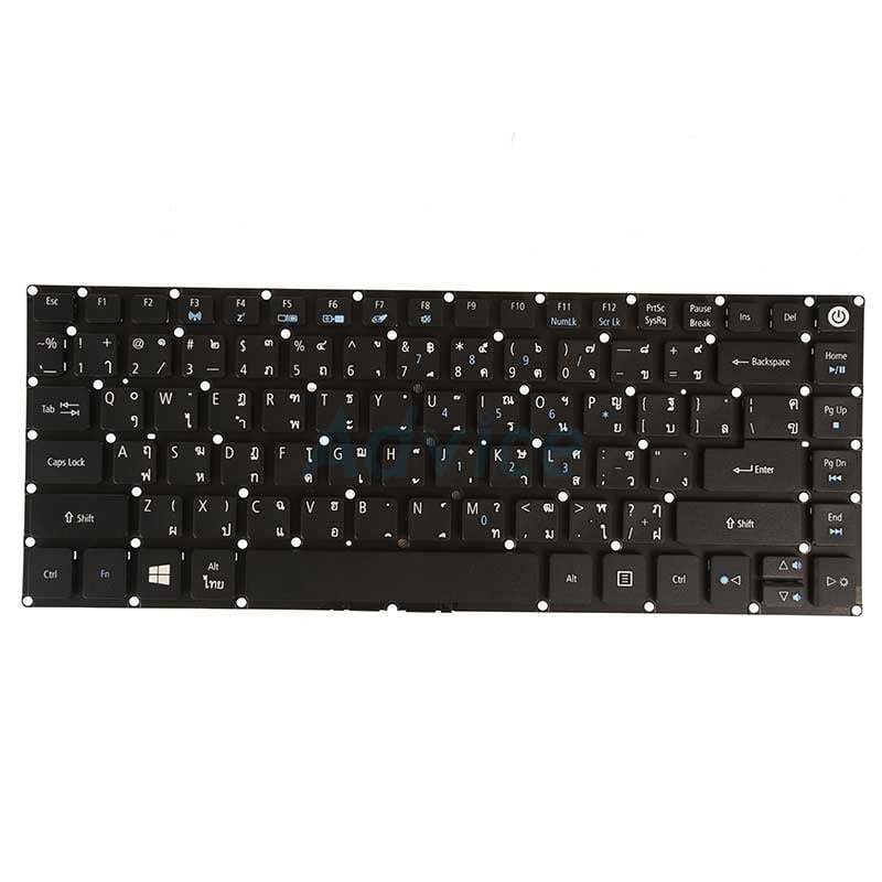 Keyboard ACER Aspire E5-473 (Black) มีปุ่ม Power 'PowerMax' (สกรีนไทย ...