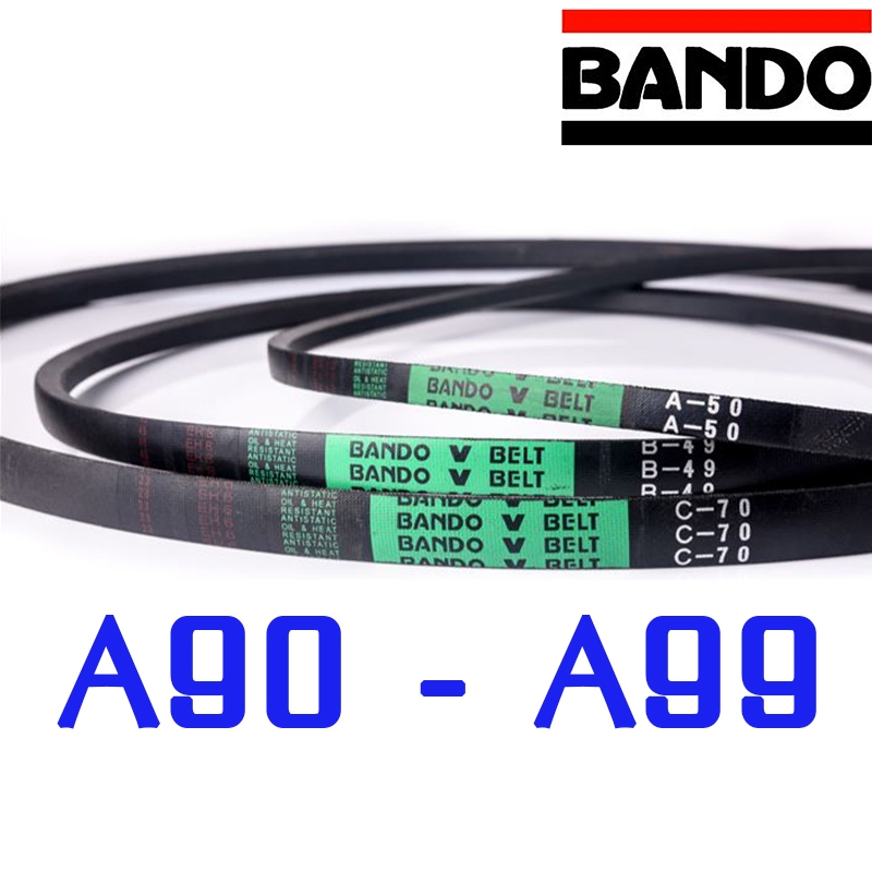 สายพาน BANDO V-BELT A90- A99 ร่อง A (12.7 มม.) สายพานร่องวี A90 A91 A92 ...