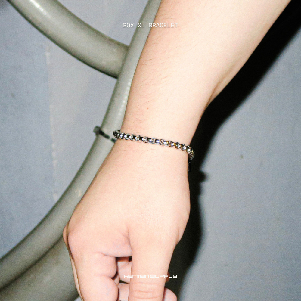 HERMAN SUPPLY - BOX XL Bracelet สร้อยข้อมือ สแตนเลส แนวมินิมอล 5MM ...