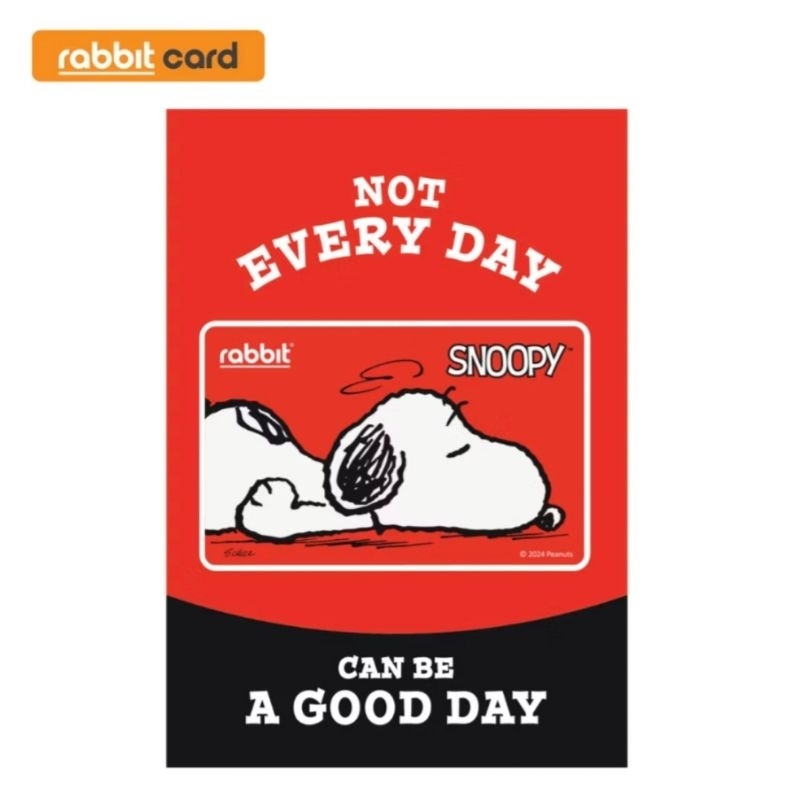 Rabbit Card บัตรแรบบิท คอลเลชั่น Snoopy สำหรับบุคคลทั่วไป ลาย Dream ...