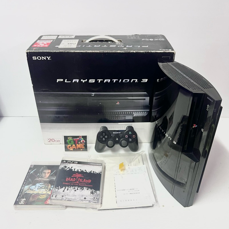 SONY PS3 20 GB 🎮 CECHB00 Boxed 🕹 📟 Japan 🇯🇵 Menu Eng. Cfw 4.88 / 90% ...