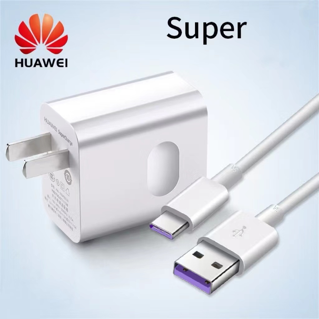 ชุดชาร์จ หัวเหว่ย สายชาร์จ+หัวชาร์จ22.5w 4.5v/5A type-c Huawei Super ...