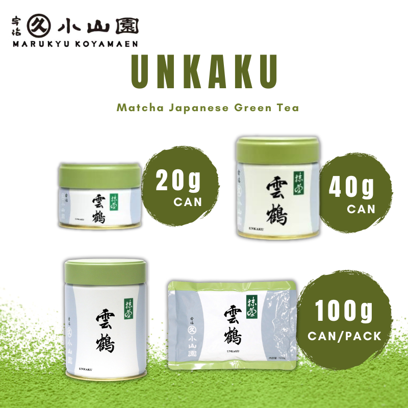 Matcha Marukyu Koyamaen UNKAKU 20g 40g 100g Can / 100g pack Japanese ...