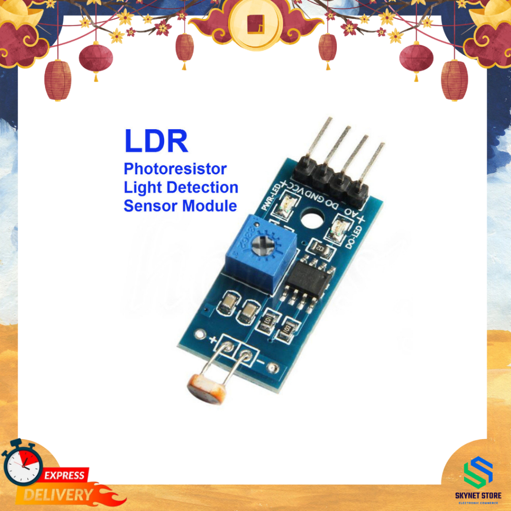 LDR Photoresistor Sensor Module โมดูลวัดแสง LDR-LM393 | Shopee Thailand