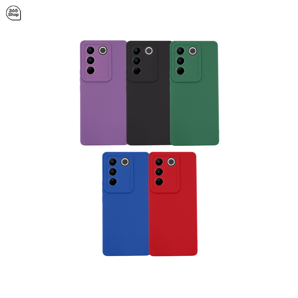 เคส สำหรับ Vivo V27 5G V2231 V2246 เคสซิลิโคนนิ่ม กันกล้อง สีพาสเทล TPU ...