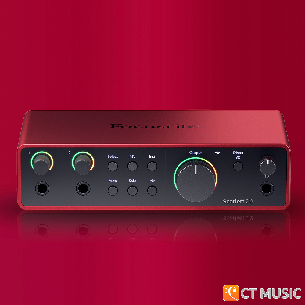 [ใส่โค้ดลด 1000บ.] Focusrite Scarlett Gen 4 / Gen 3 ทุกรุ่น Solo 2i2 4i4 8i6 18i8 18i20 Studio ...