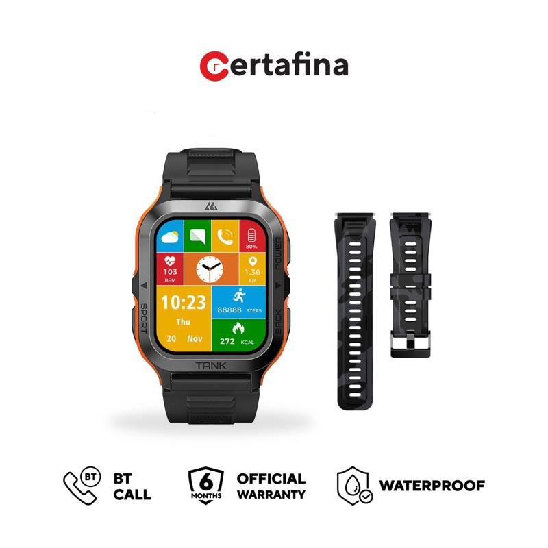 KOSPET TANK M2 Ultra Smart Watch Men Military Smartwatch 70 โหมดกีฬา ...