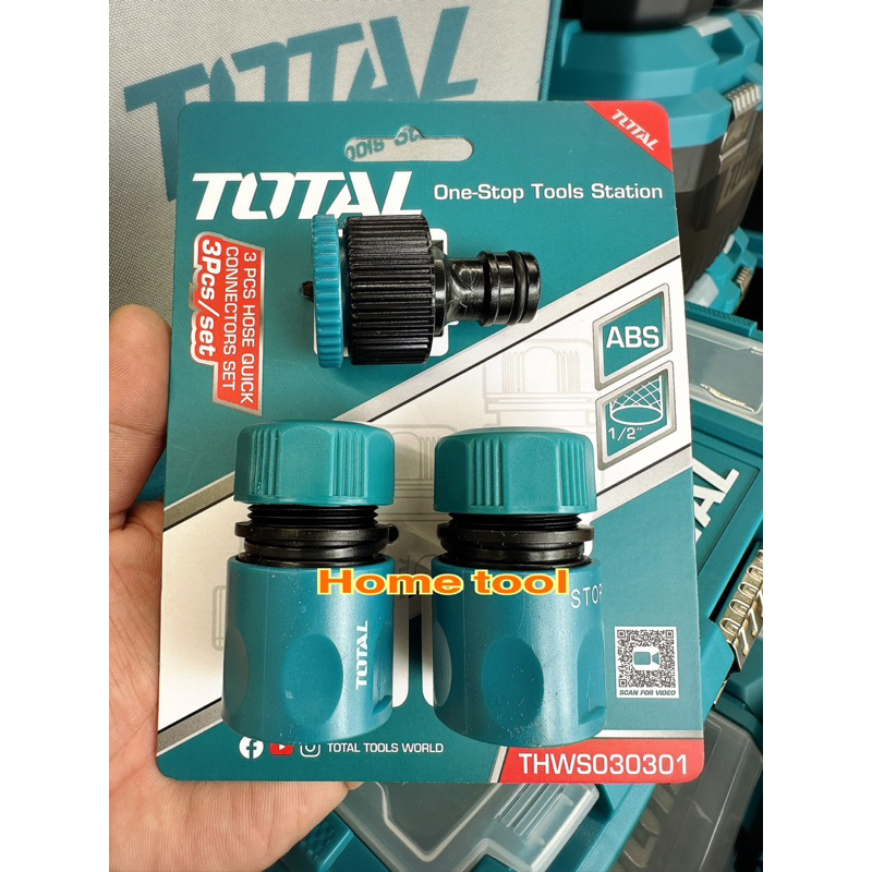 TOTAL ชุดข้อต่อสายยาง 3 ชิ้นชุด รุ่น THWS030301 ข้อต่อสวมไว | Shopee ...