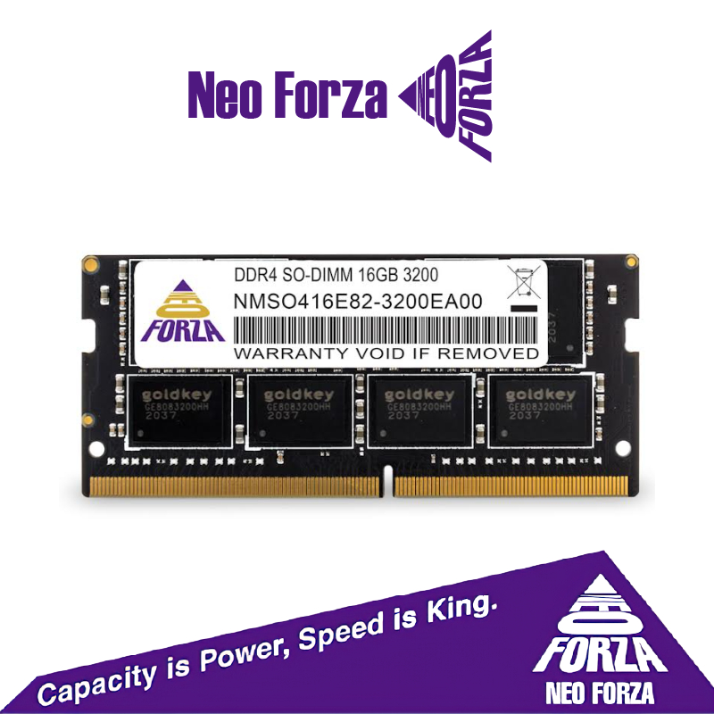 Neo Forza DDR4 Unbuffered SO-DIMM Memory at JEDEC and RoHS Standards ...