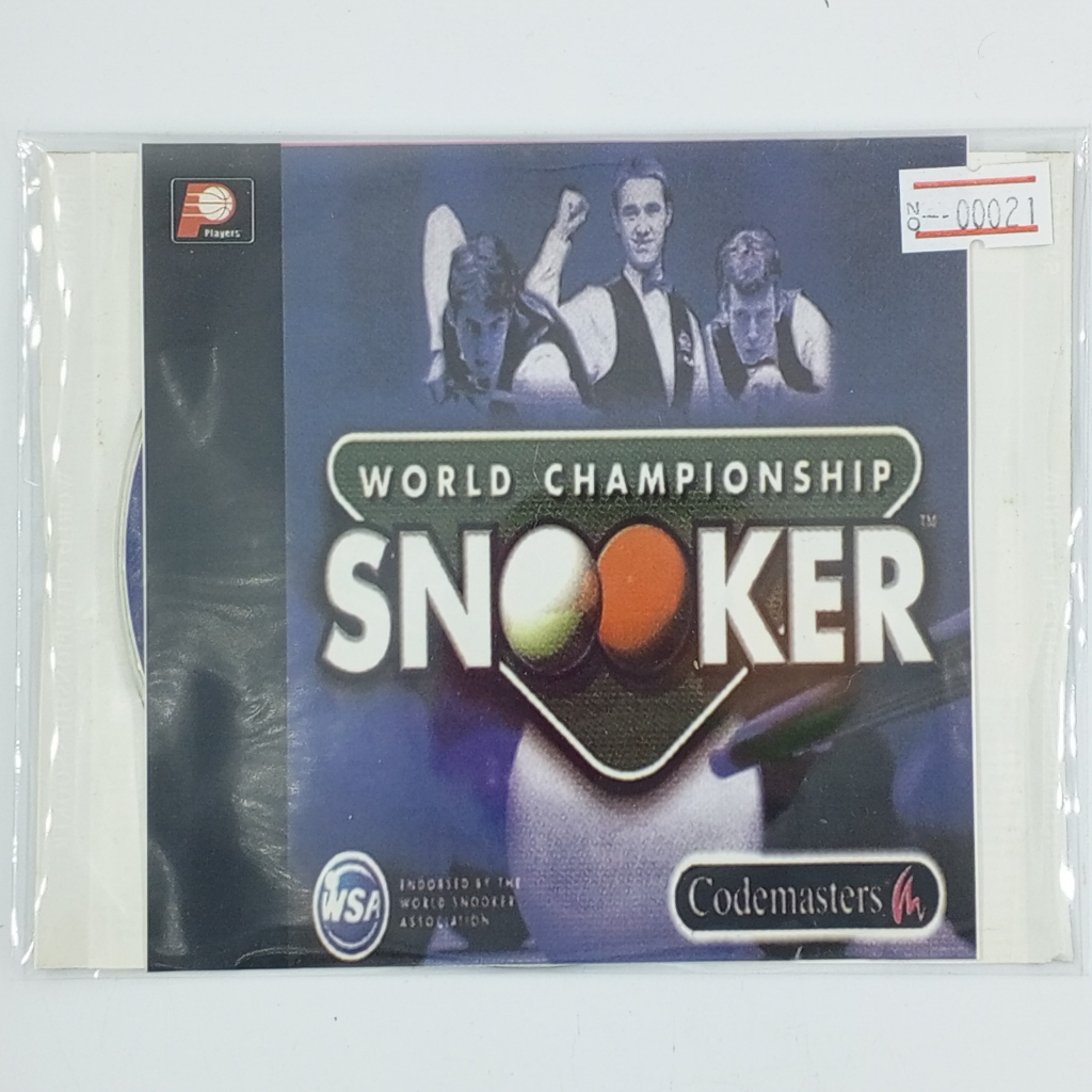 [00021] WORLD CHAMPIONSHIP SNOOKER (EU) แผ่นเกมก็อปปี้ PS1 แผ่นเกมปั๊ม ...