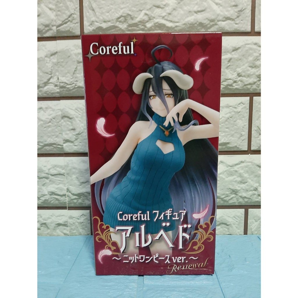 (ของแท้ มือ1) Overlord IV Albedo Knit Dress Ver. Renewal Coreful Taito ...