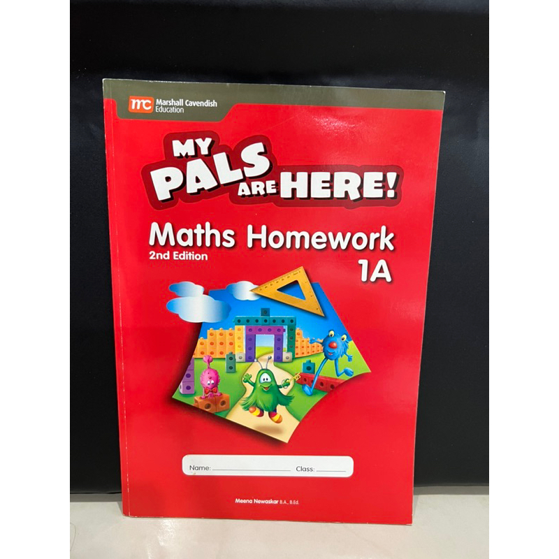 My Pals Are Here Maths Homework 1A แบบฝึกหัดคณิตศาสตร์ชั้นประถม1 เทอม1 ...