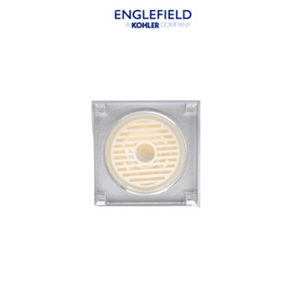 ENGLEFIELD Brass floor drain for tile - square 4" ตะแกรงกันกลิ่น ...
