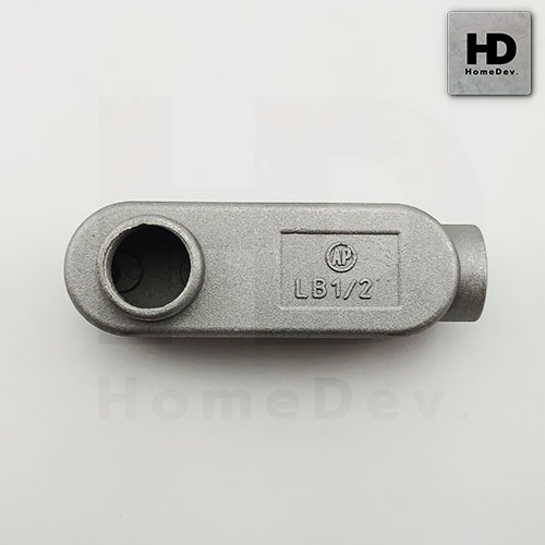 คอนดูทเอ๊าท์เลทบ๊อกซ์ อุปกรณ์ท่อเหล็ก LB LL LR OT OC TB ขนาด 1/2 ...