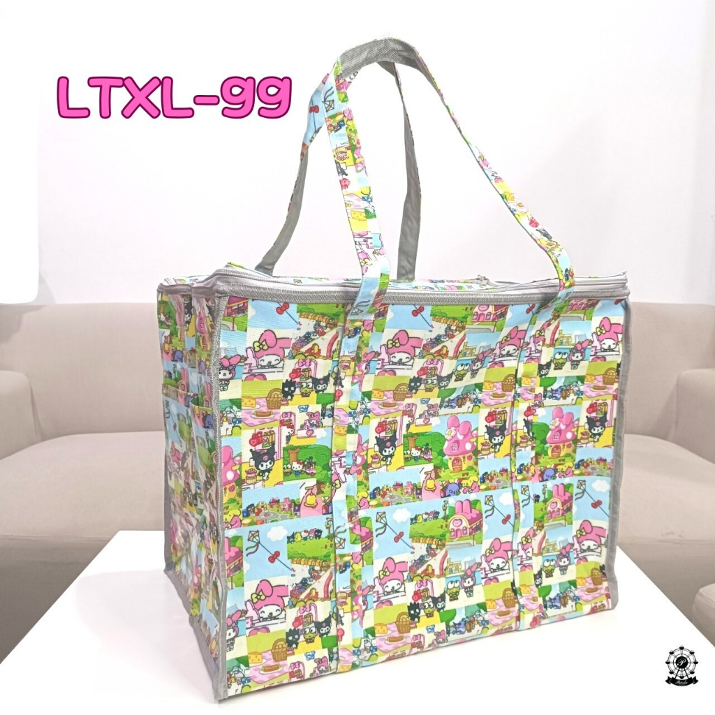 (พร้อมส่ง) กระเป๋าเคลือบกันน้ำ ทรงกล่อง รุ่น LTXL กว้าง 18 นิ้ว สูง 14.5 นิ้ว หนา 12 นิ้ว ...