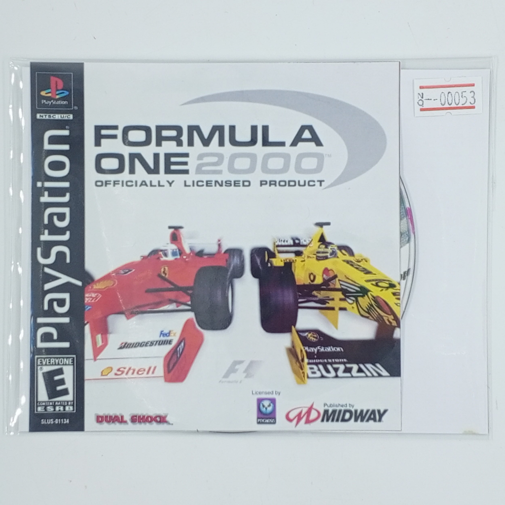 [00053] FORMULA ONE 2000 (US) แผ่นเกมก็อปปี้ PS1 แผ่นเกมปั๊มโรงงาน มือ ...