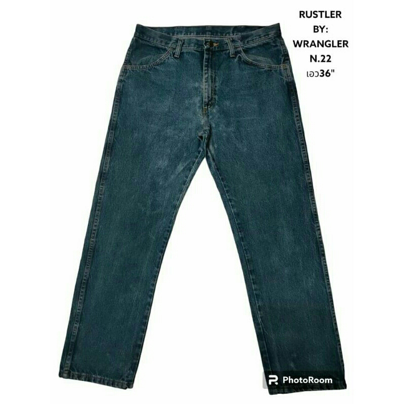 RUSTLER BY:WRANGLER แท้ เอว36 "กางเกงยีนส์ชาย | Shopee Thailand