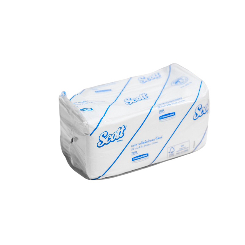 23754 กระดาษทิชชู่ Scott กระดาษเช็ดมือ scott interfold hand towels 250 ...
