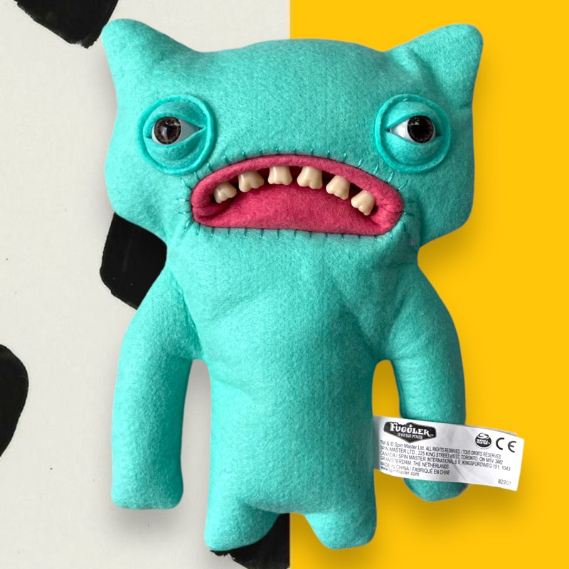 ตุ๊กตา Fuggler “Wide Eyed Weirdo - Turquoise” | Shopee Thailand