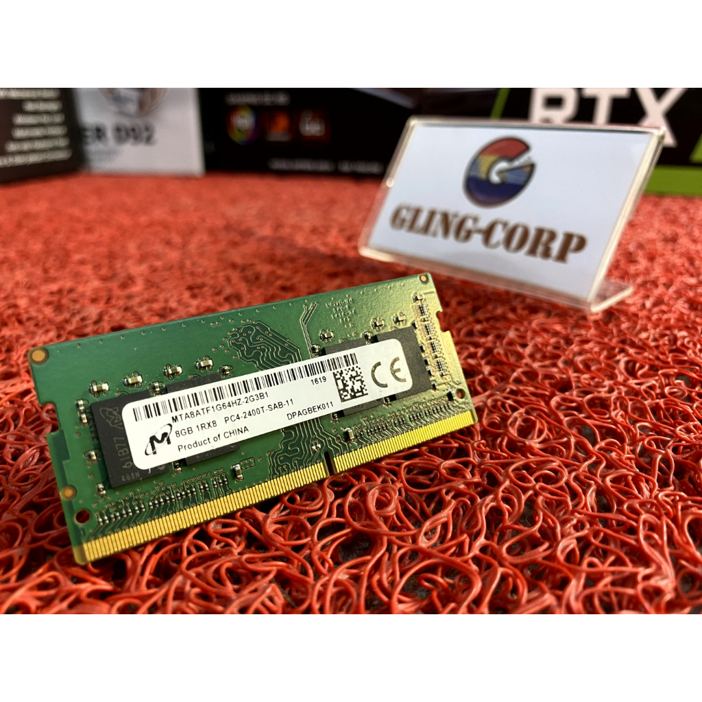 RAM NOTEBOOK DDR4 8GB 2400MHZ MICRON | Shopee Thailand