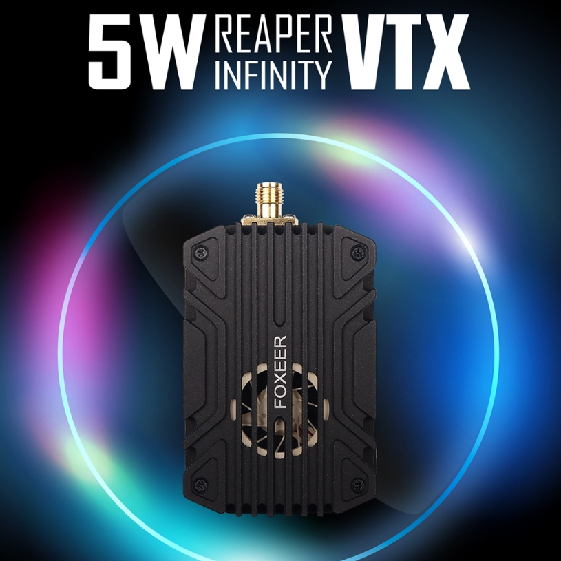 [VTX] Foxeer 5.8G Reaper Infinity 50W/500mW/1000mW / Max 40CH VTx ตัว ...