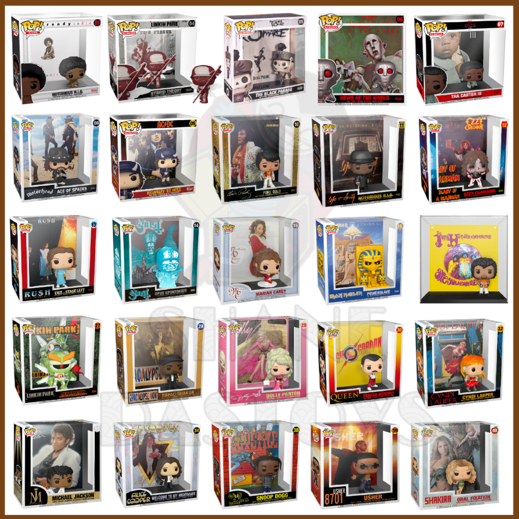 {PRE-ORDER} Funko Pop! ALBUMS ROCKS Covers : Album Biggie, Linkin Park ...
