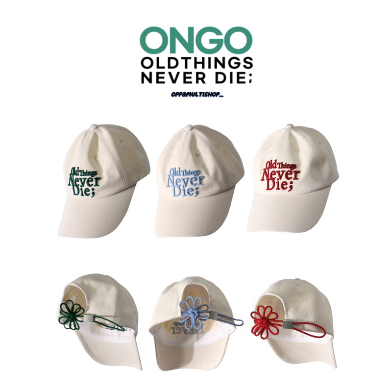 🇰🇷ONGO [FLOWER] KNOT CAP 🤍🇰🇷 | Shopee Thailand