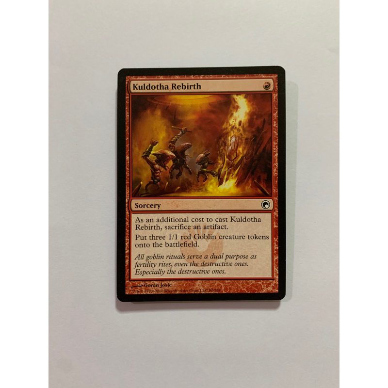 Kuldotha Rebirth , Commander EDH MTG SINGLE CARD | Shopee Thailand