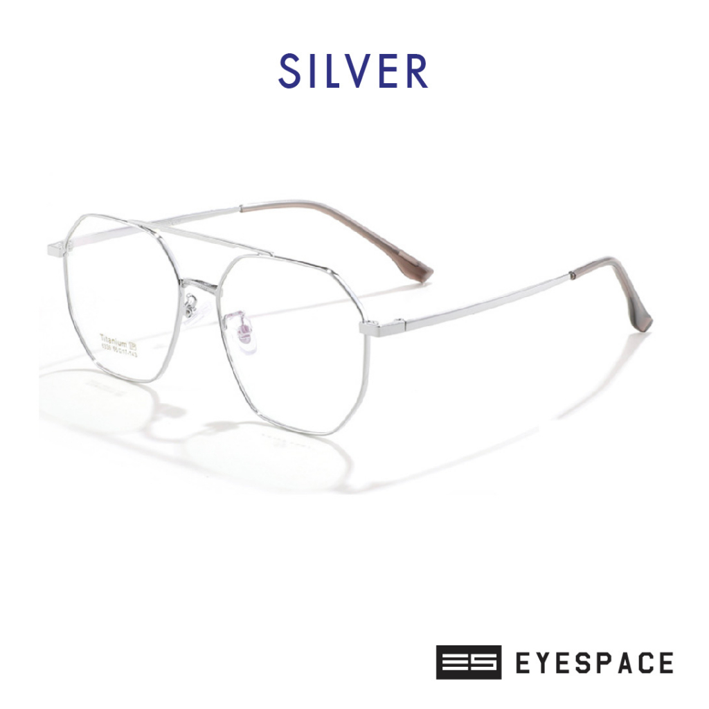 EYESPACE กรอบแว่น Titanium ตัดเลนส์ตามค่าสายตา FT027 | Shopee Thailand