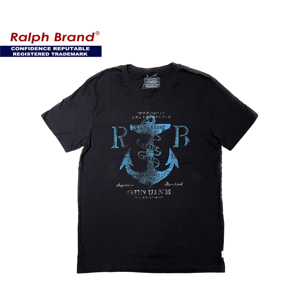 (พร้อมส่ง) Ralph Brand Heritage002 เสื้อยืดผู้ชาย ผ้าฟอก นุ่ม สบาย ...