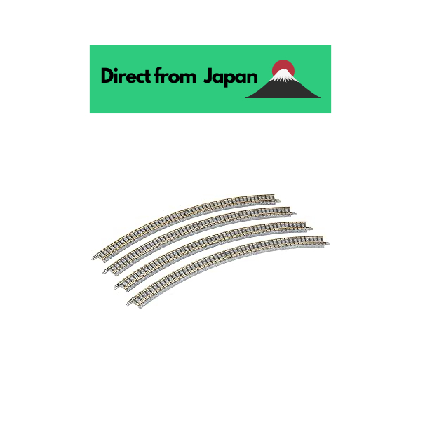 Tomix N เกจรางโค้ง C317-45 F ชุดโมเดลรถไฟ 1852 4 ชิ้น | Shopee Thailand