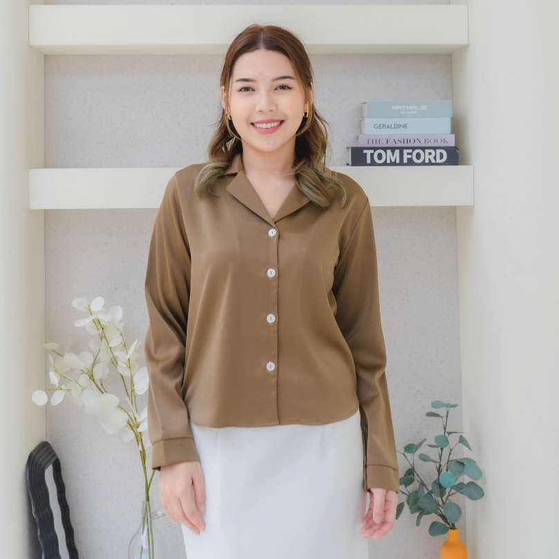 Viris Zamara 73010 Ella Shirt (เสื้อเชิ้ต) | Shopee Thailand