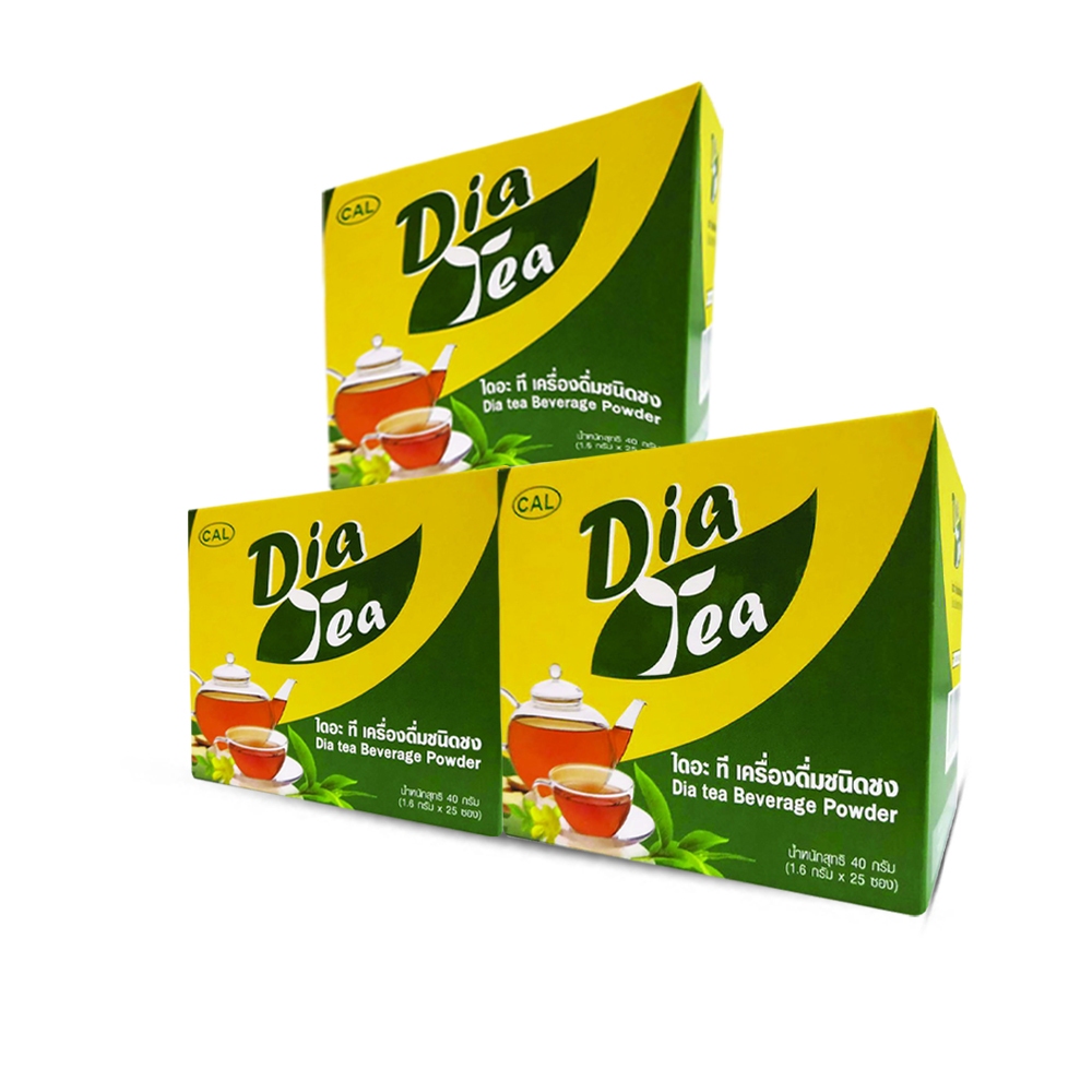 [พร้อมส่ง] Dia Tea ชาไดอะที เครื่องดื่มสมุนไพรเพื่อสุขภาพ 3 กล่อง ...