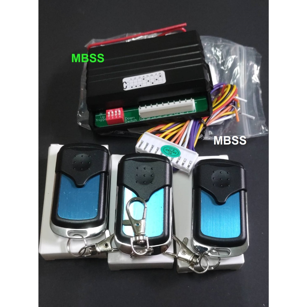 กล่องรับสัญญาณ รีโมทประตูรั้ว รุ่นDip Switch คลื่น 330Mhz มอเตอร์ BSM ...