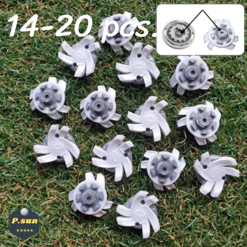ปุ่มรองเท้ากอล์ฟ pack+ตัวไขถอดเปลี่ยน SolfSpikes golf cleats Fast twist ...
