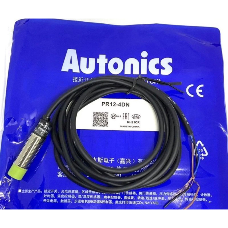 เซ็นเซอร์PR12-4DN Proximity Sensor Autonics Dai.12mm 3สาย ระยะจับ 4มิล NPN NO ️ประกันสินค้า 30 ...