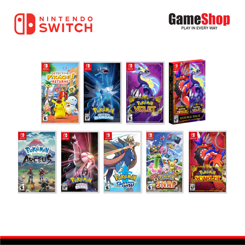 [Nintendo Switch] Pokemon Game set นินเทนโด้ สวิตช์ แผ่นเกม | Shopee ...
