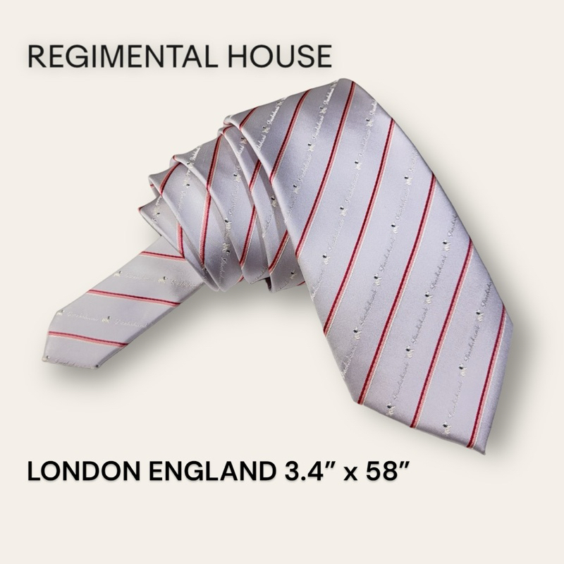Necktie : REGIMENTAL HOUSE Tie | Shopee Thailand