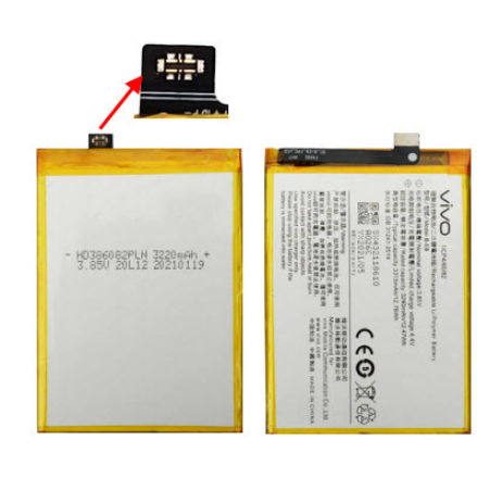 แบตเตอรี่ Vivo V11i,Y97,Y97A,1806 (B-E8) Or. 6.0x8.2 cm. 3315 mAh ...