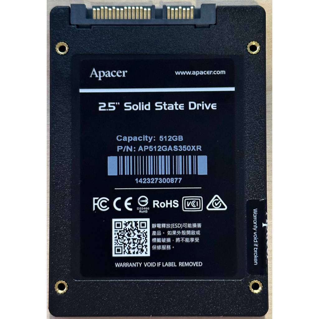 512 GB SSD (เอสเอสดี) SATA 512GB APACER AS350x (APA-AS350X512) ใช้งาน ...