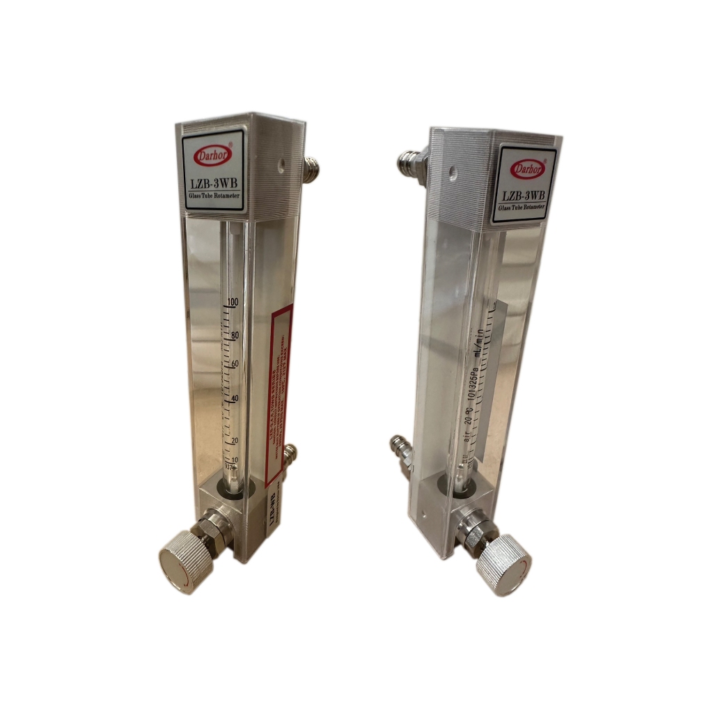 DARHOR โรตามิเตอร์ (ROTAMETER) สำหรับแก๊ส LZB-3WB 10-100mLPM | Shopee ...