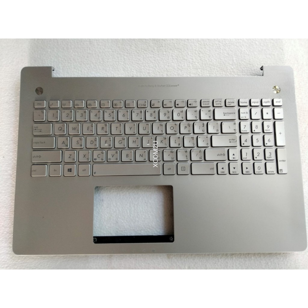 KM1 โล๊ะสต็อก KEYBOARD Asus รวมบอดี้ รุ่น N550JV สีบรอนซ์เงิน ของใหม่ ...