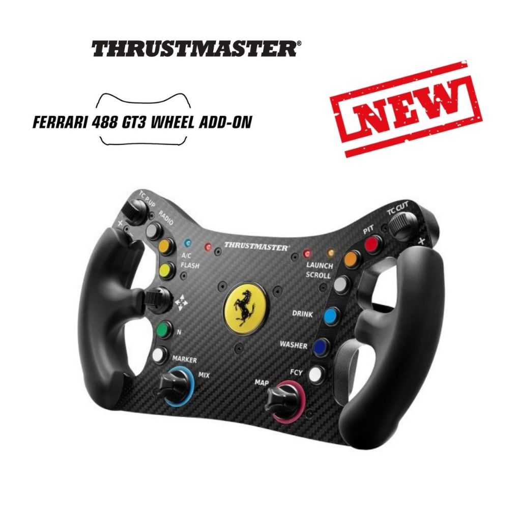 [พร้อมส่ง] THRUSTMASTER FERRARI 488 GT3 WHEEL ADD-ON WW รองรับ PS4 ...