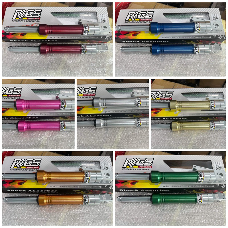 โช๊คหน้า Dio zx 50 cc ยี่ห้อ rrgs 370 mm แท้ | Shopee Thailand